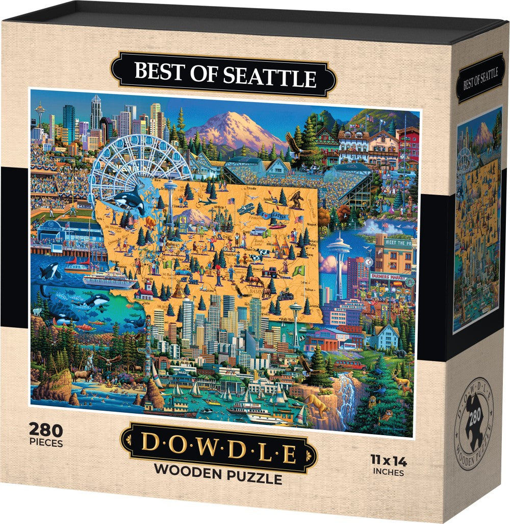 Best of Seattle Wooden Puzzle