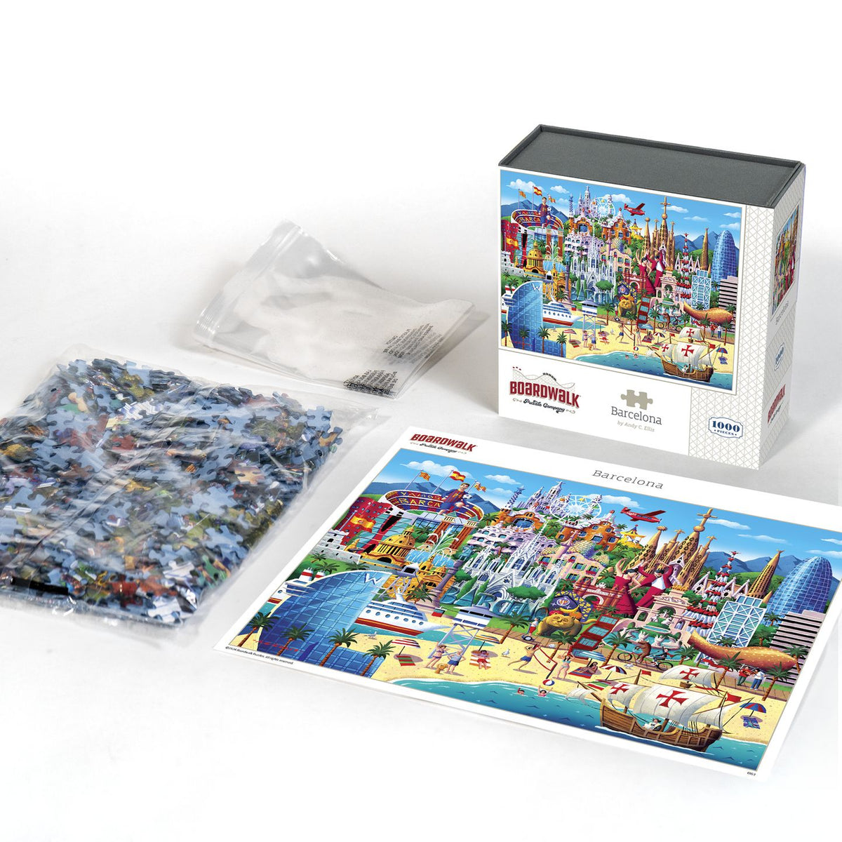 Barcelona | 1000 Piece Boardwalk Jigsaw Puzzle – Boardwalk Puzzles