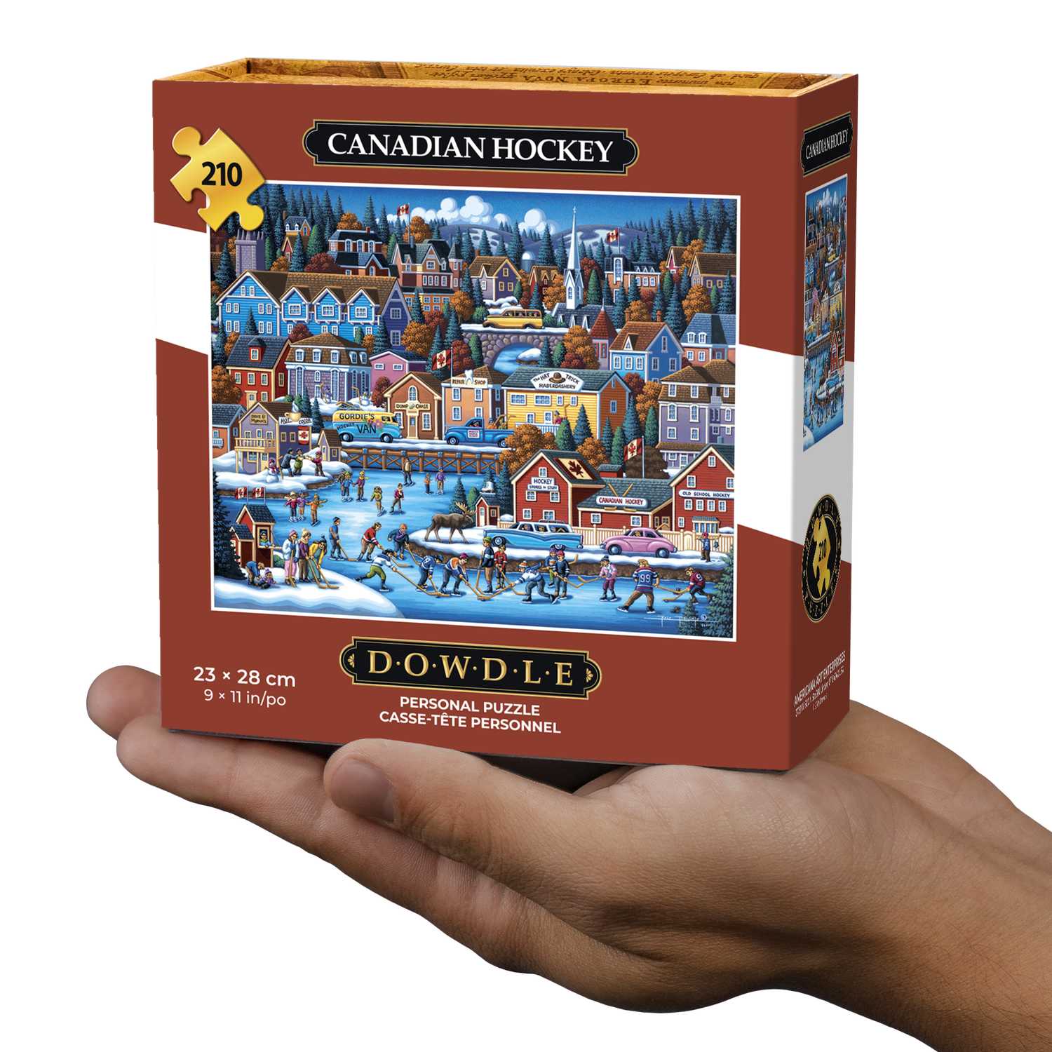 Canadian Hockey | 210 Piece Personal Puzzle – Boardwalk Puzzles