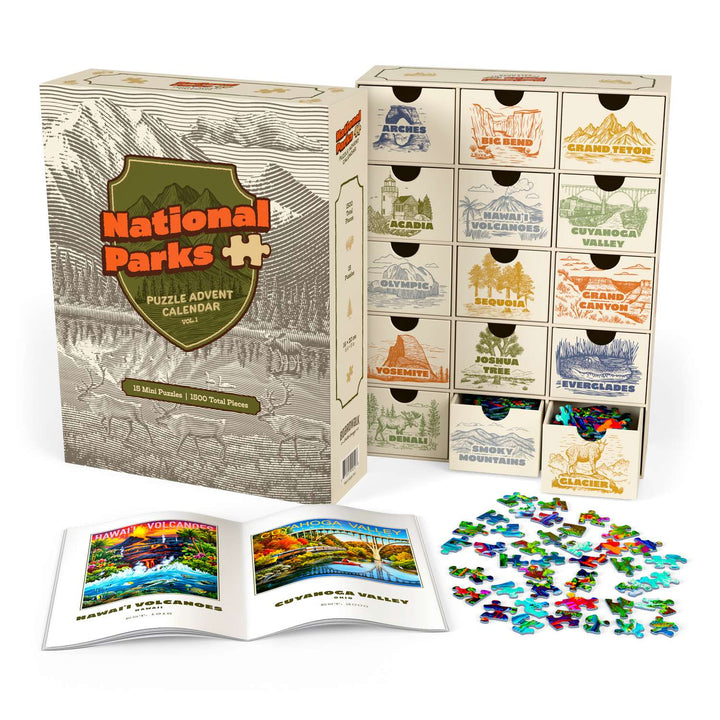 National Parks Puzzle Advent Calendar Vol. 1 – Boardwalk Puzzles