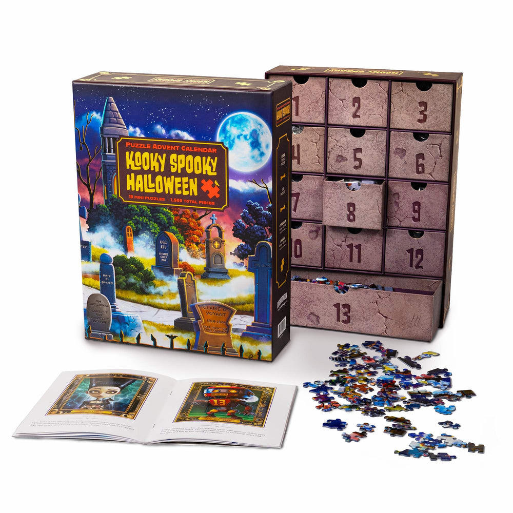 Kooky Spooky Halloween Puzzle Advent Calendar – Boardwalk Puzzles