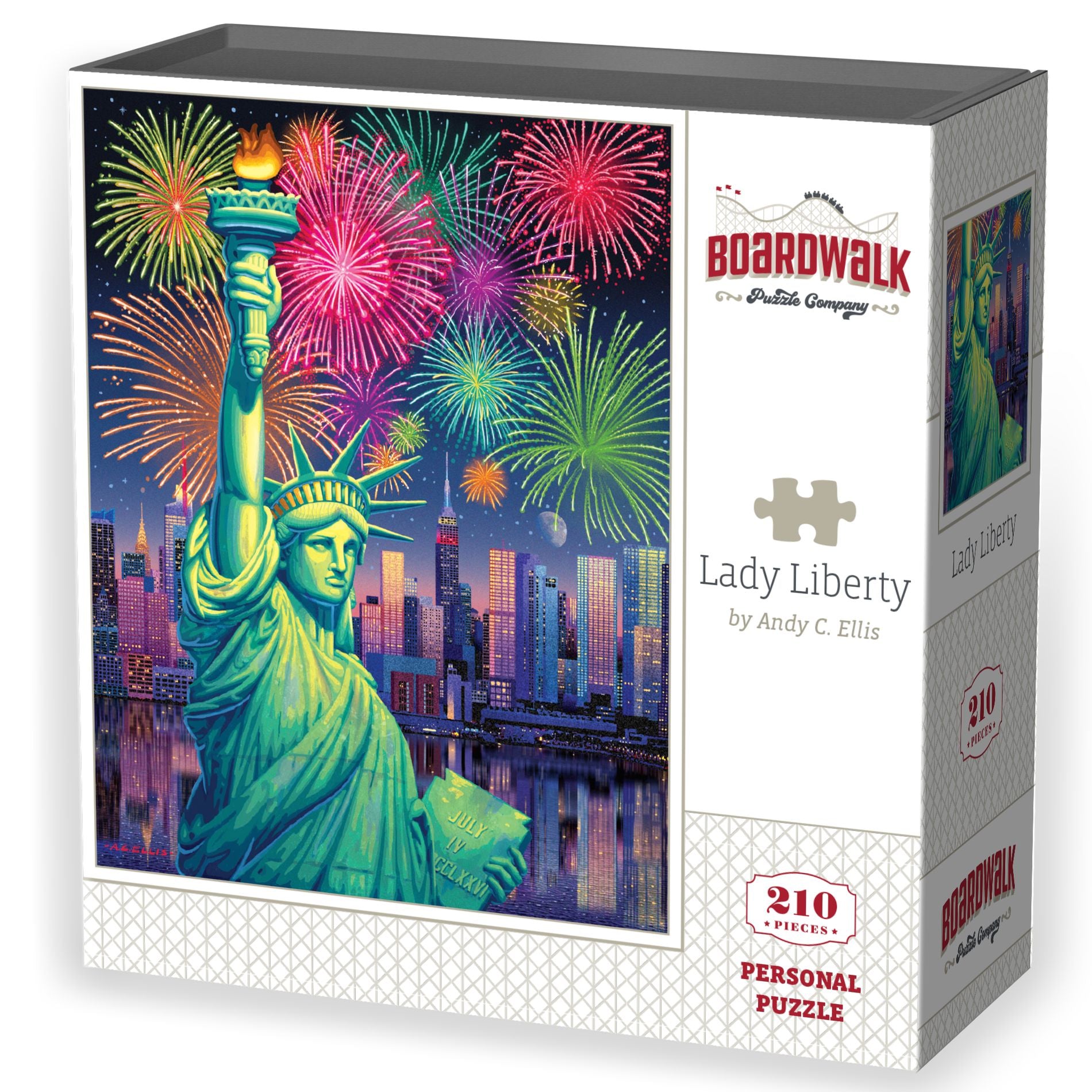 Lady Liberty - Personal Puzzle - 210 Piece – Dowdle Folk Art
