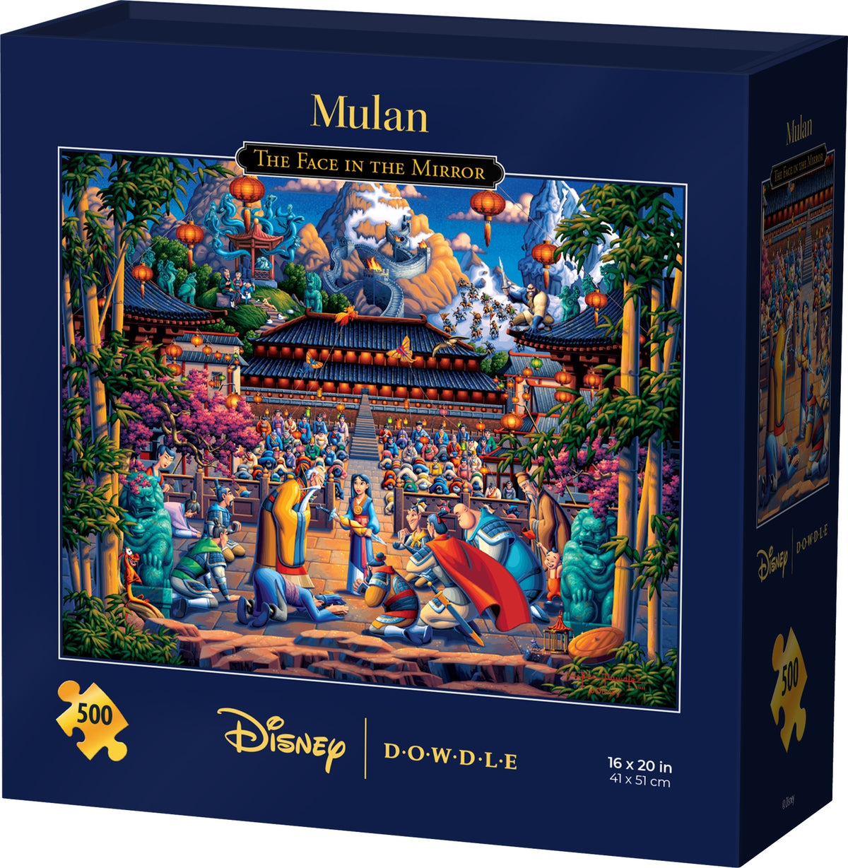 Mulan The Face in the Mirror - 500 Piece – Boardwalk Puzzles