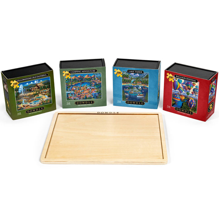 4-Pack Mini Wooden Puzzles – Boardwalk Puzzles