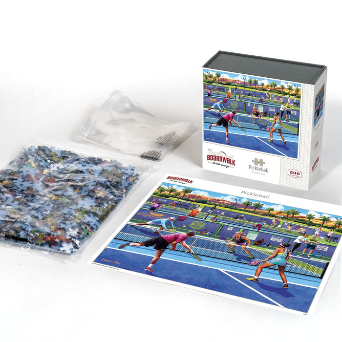 Pickleball | 500 Piece Boardwalk Jigsaw Puzzle – Boardwalk Puzzles