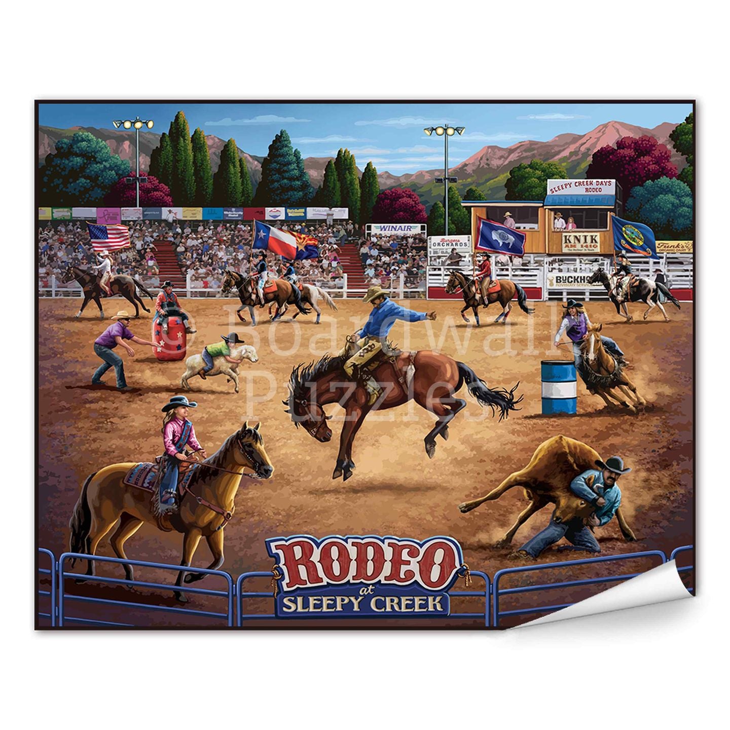 Rodeo at Sleepy Creek Fine Art Prints | Boardwalk Puzzle Company ...
