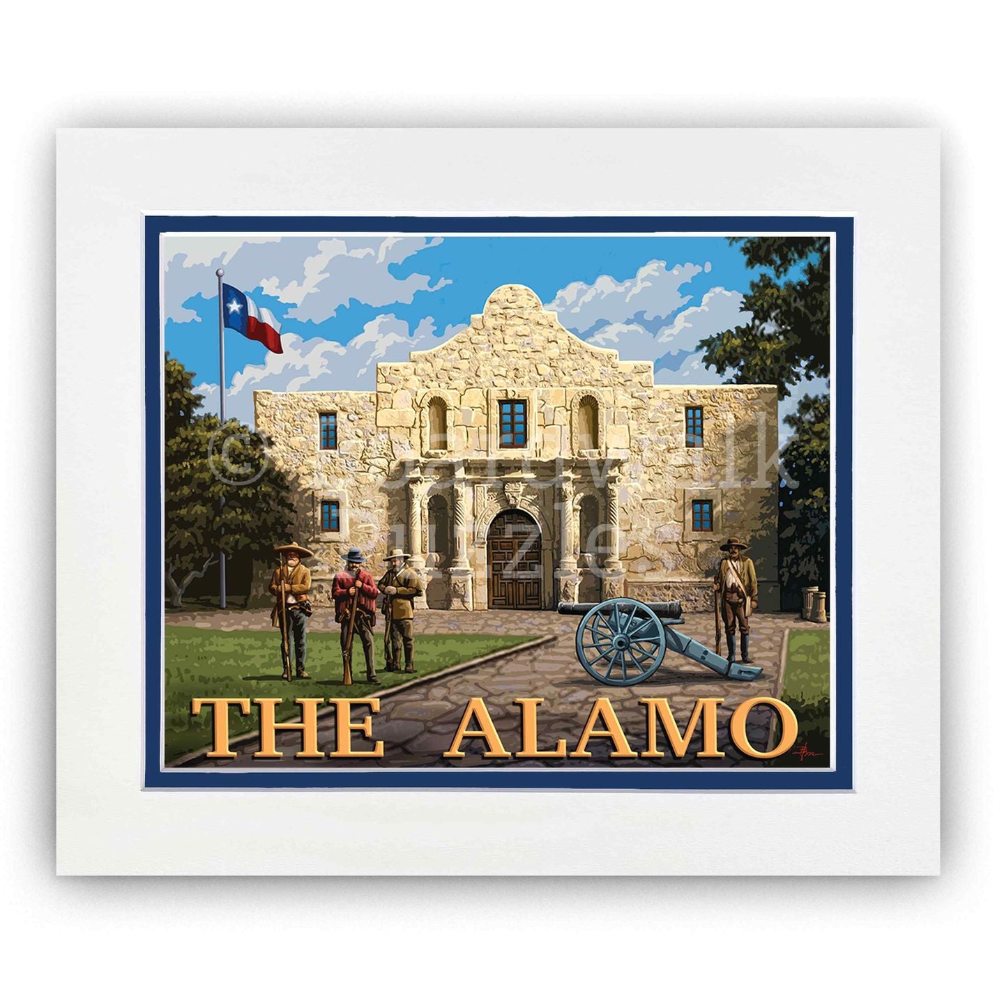 The Alamo Fine Art Prints | Boardwalk Puzzle Company – Boardwalk Puzzles