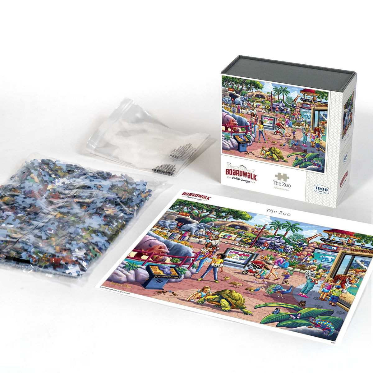The Zoo | 1000 Piece Boardwalk Jigsaw Puzzle – Boardwalk Puzzles