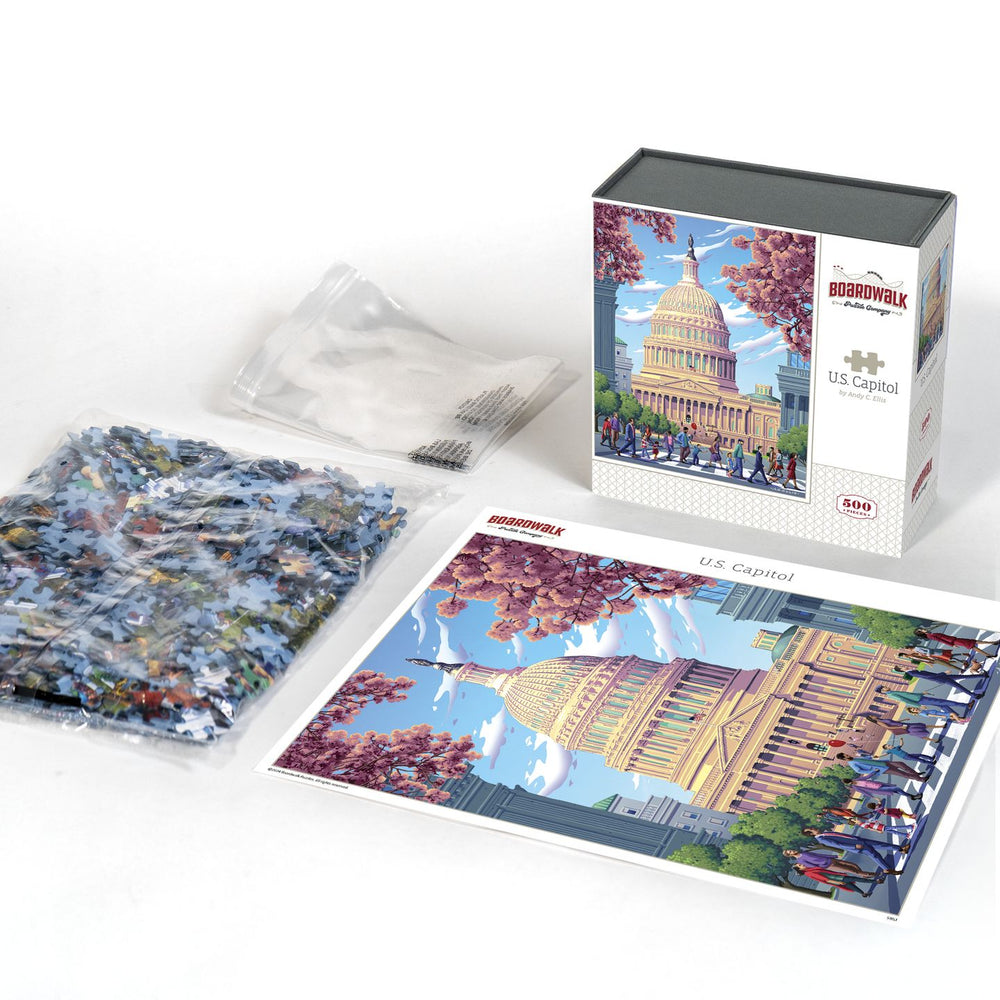 U.S. Capitol | 500 Piece Boardwalk Jigsaw Puzzle – Boardwalk Puzzles