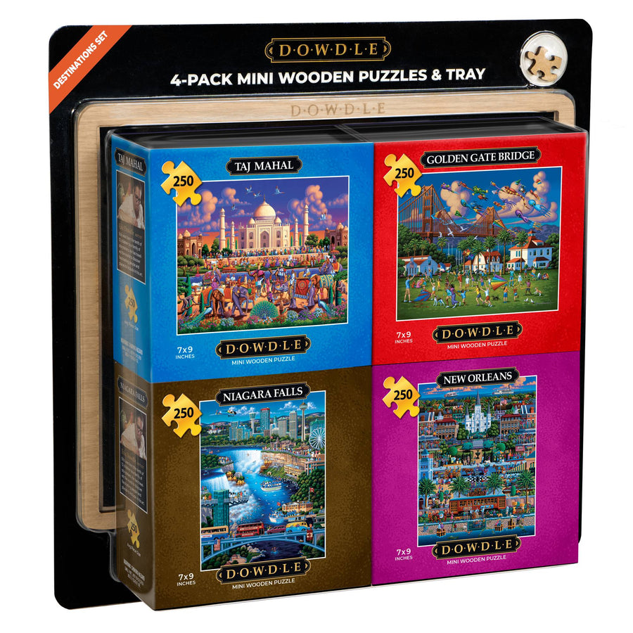 Mini Puzzle 4 Packs – Boardwalk Puzzles