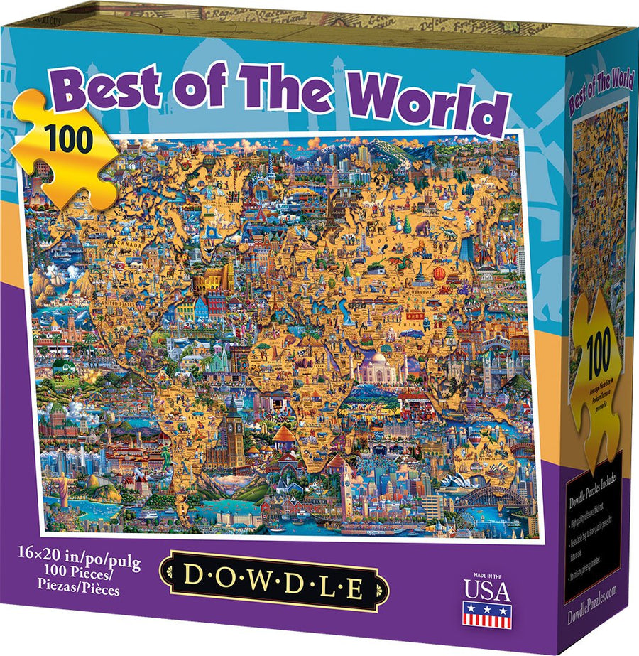 100 Piece Puzzles | 100 Piece Jigsaw Puzzles | Dowdle – Boardwalk Puzzles