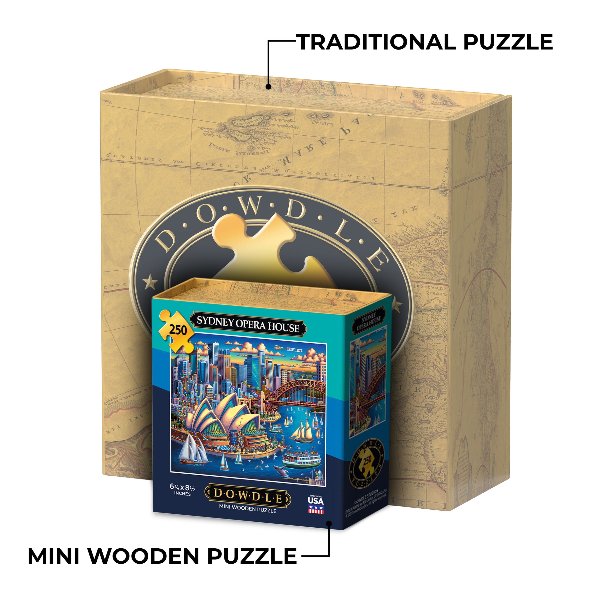 Sydney Opera House - Dowdle Mini Jigsaw Puzzle - 250 Piece – Boardwalk ...