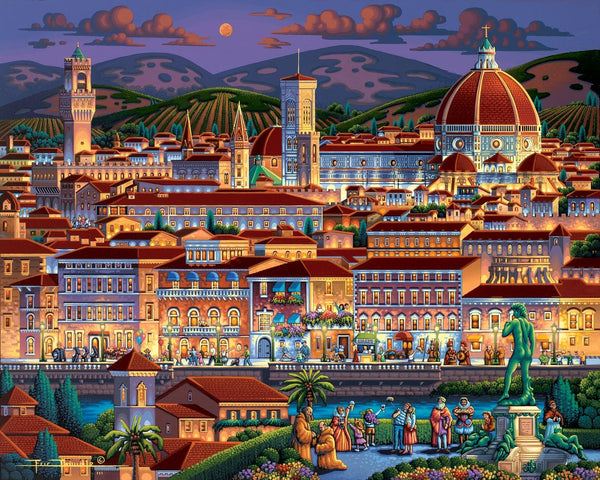 Florence - Wooden Puzzle | Dowdle Folk Art – Boardwalk Puzzles