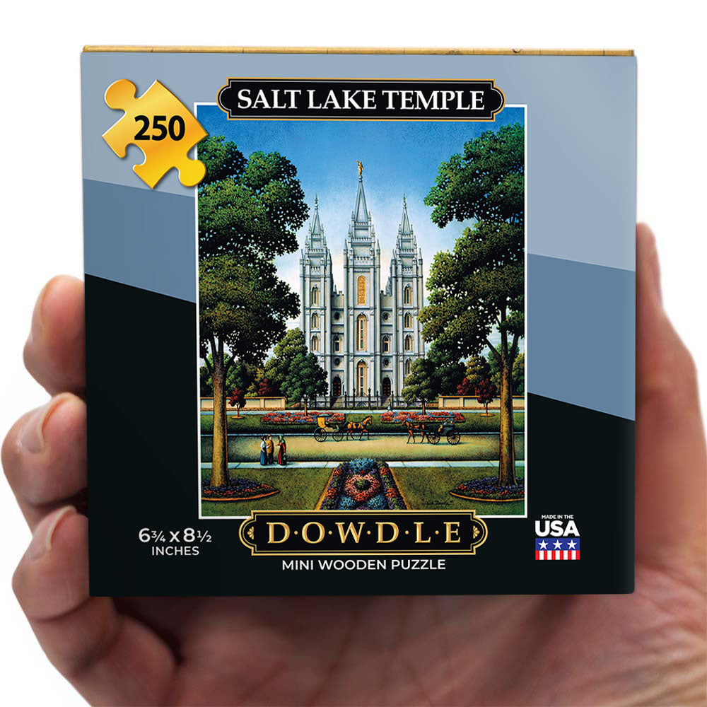 Salt Lake Temple - Mini Puzzle - 7x9 250 pc – Boardwalk Puzzles