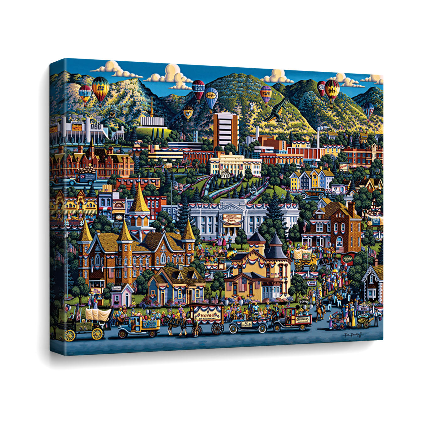 Provo - Canvas Gallery Wrap – Boardwalk Puzzles