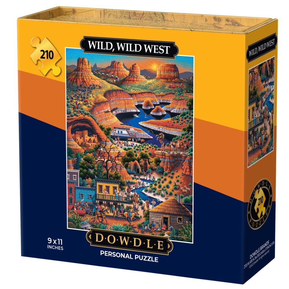 Wild, Wild West - Personal Puzzle - 210 Piece – Boardwalk Puzzles